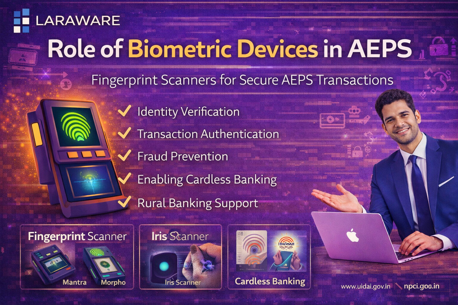Role of Biometric Devices in AEPS - Laraware
